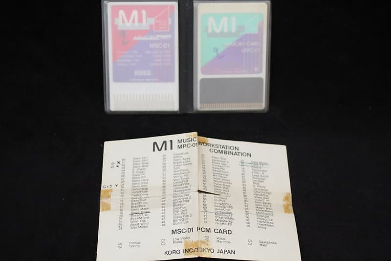 KORG MPC-01 and MSC-01 set for M1 | Reverb UK