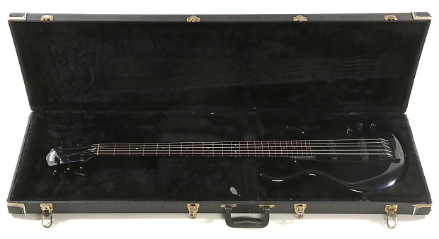 1992 M.V. Pedulla Pentabuzz 5-String Fretless Bass - Black | Reverb