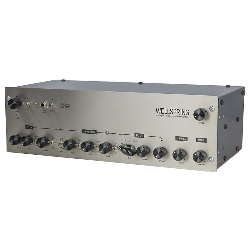 Teaching Machines Wellspring Boutique Analog Stereo Spring | Reverb