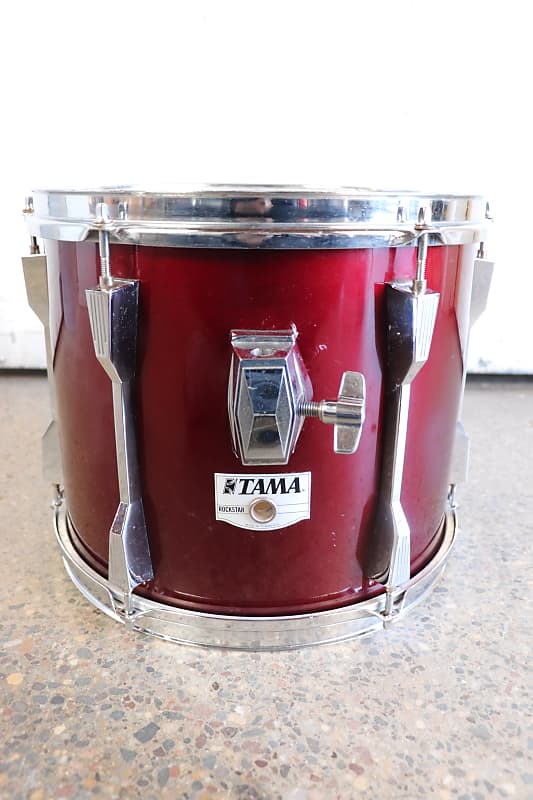 Tama 10x12 Rockstar Rack Tom Maroon Wrap | Reverb