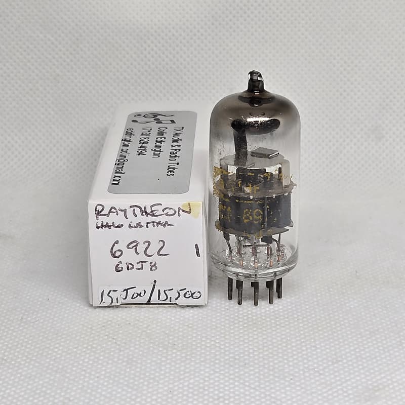 Raytheon 6922 Perfectly Balanced Single NOS 6DJ8 ECC88 | Reverb UK