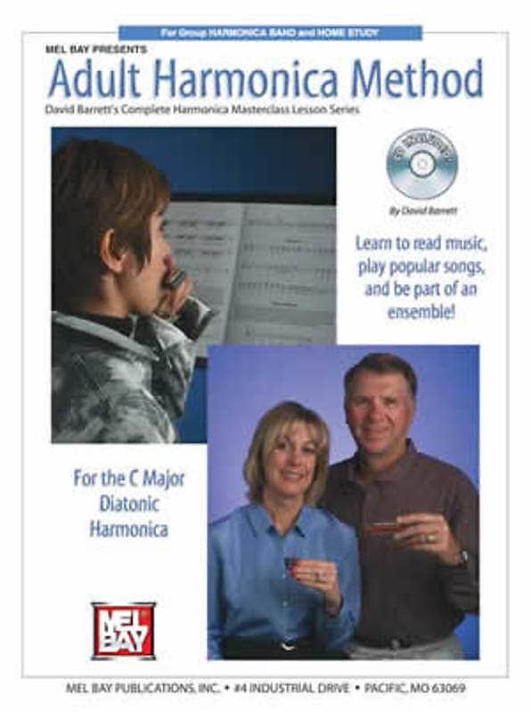 ADULT HARMONICA METHOD Book & CD | Reverb