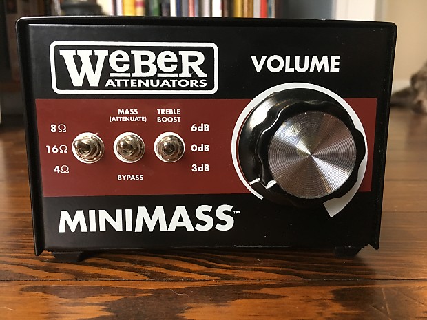 Weber MINIMASS 50W ATTENUATOR 2016 Black | Reverb