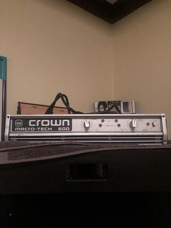 Crown Macro-Tech 600 Power Amplifier | Reverb