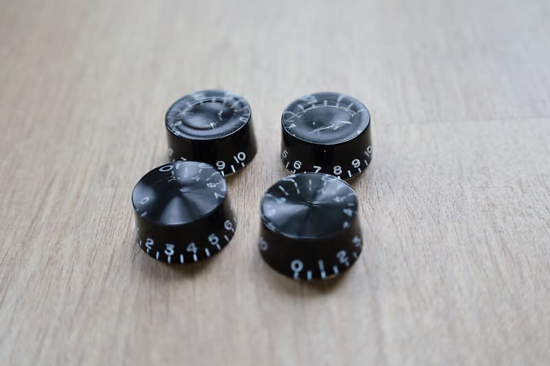 Gibson Speed Control Knobs PRSK-010 Black / Clear 2010's | Reverb