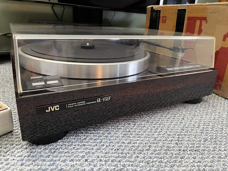 Vintage JVC QL-Y66F Direct Drive Turntable in Box, Both Arms, | Reverb