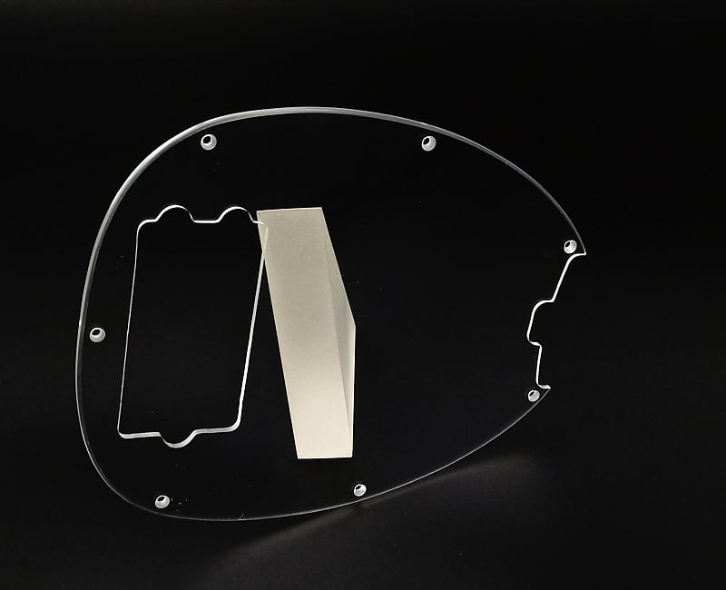 clear acrylic pickguard for MUSICMAN OLP 4 string bass | Reverb