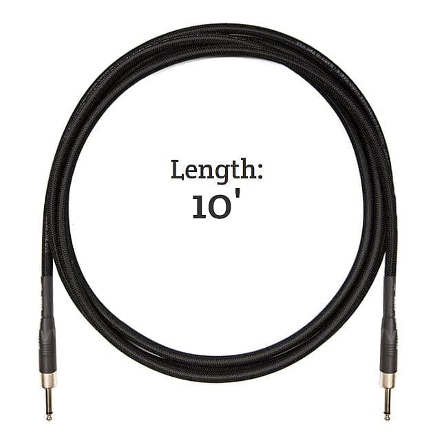 Rattlesnake Cables 10' Standard Cable w/Straight Plugs - | Reverb