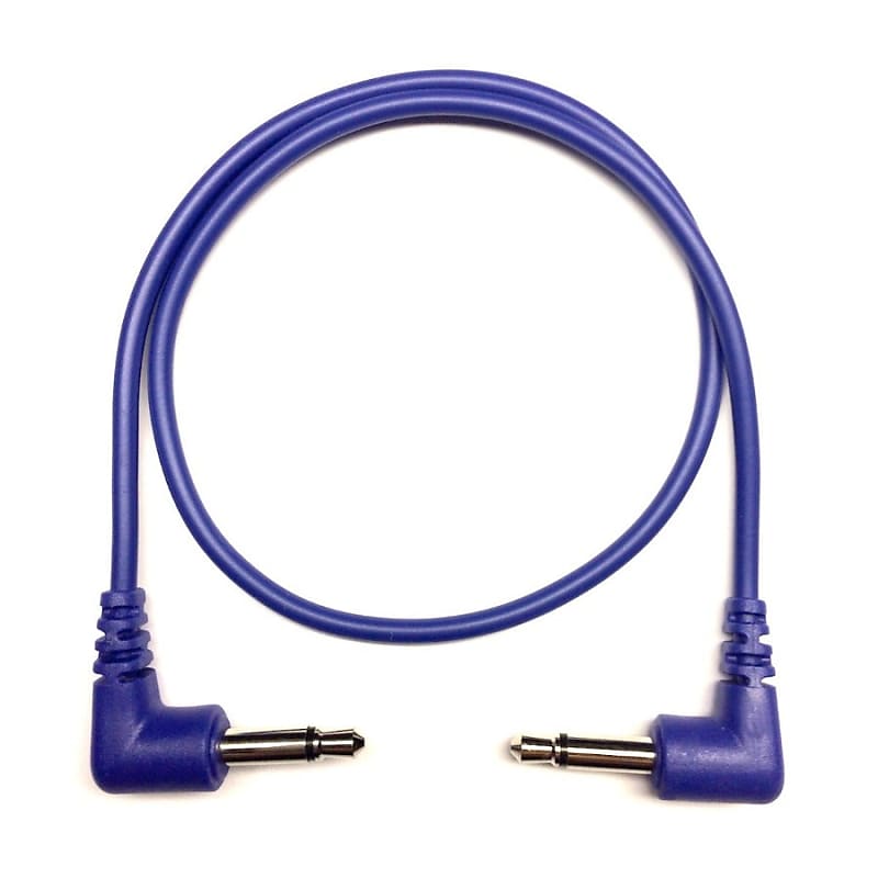 Tendrils Cables - 6x Right Angled Patch Cables (Indigo) | Reverb UK