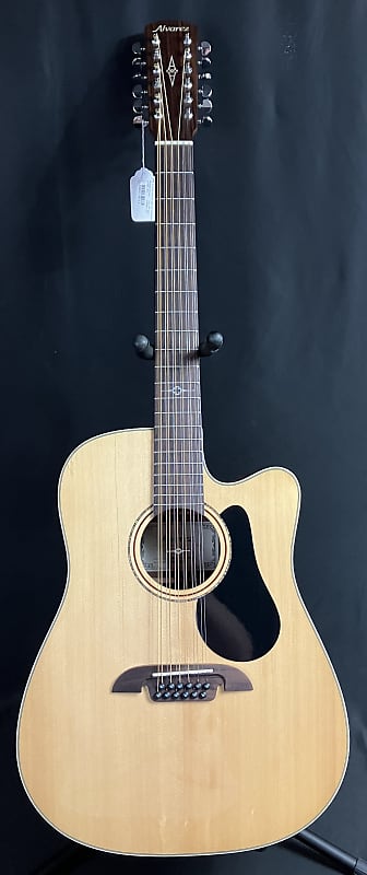 Alvarez AD60-12CE 12-String Dreadnought Cutaway | Reverb