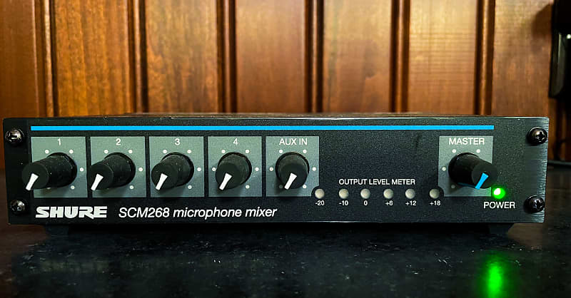 Shure SCM268 4 Channel Mic Mixer | Reverb