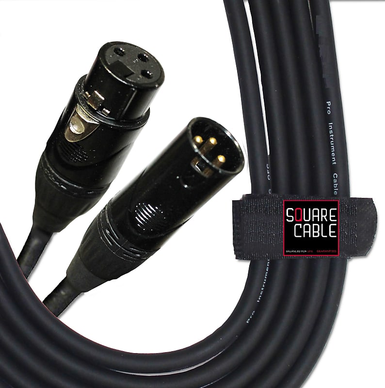SquareCable DMX-10 | 10ft DMX Cable (3-Pin) | Reverb