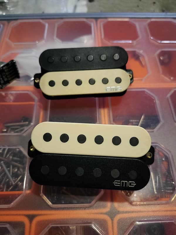 EMG Jim Root Daemonum JR Signature Set 2020s - Zebra | Reverb