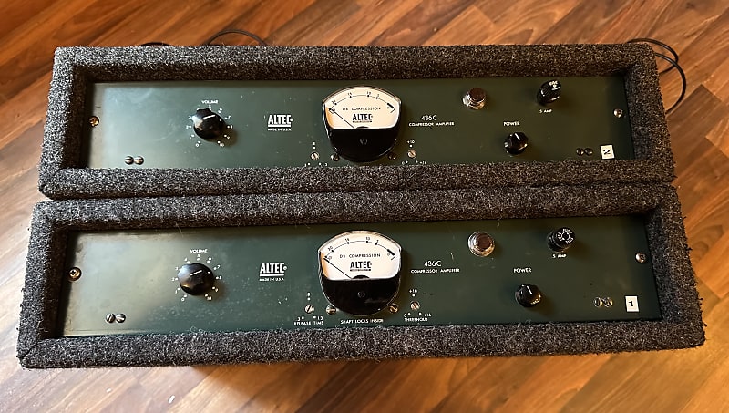 Altec 436C Pair Compressors Great Condition | Reverb
