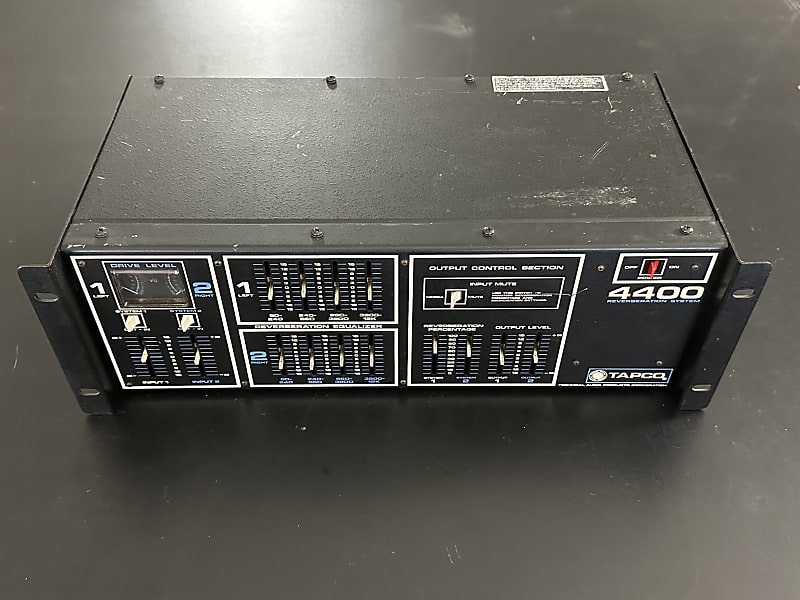 EV Tapco 4400 Stereo Spring Reverb Rack System Dub Techno | Reverb