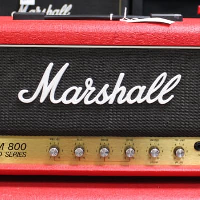 Marshall Red Marshall Series Guitar Tube Amp Amplifier Half | Reverb