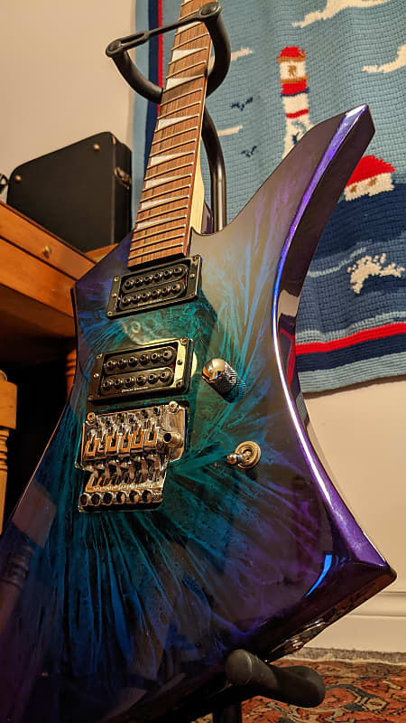 Jackson Kelly KE3 1990s - Eerie Dess Swirl | Reverb