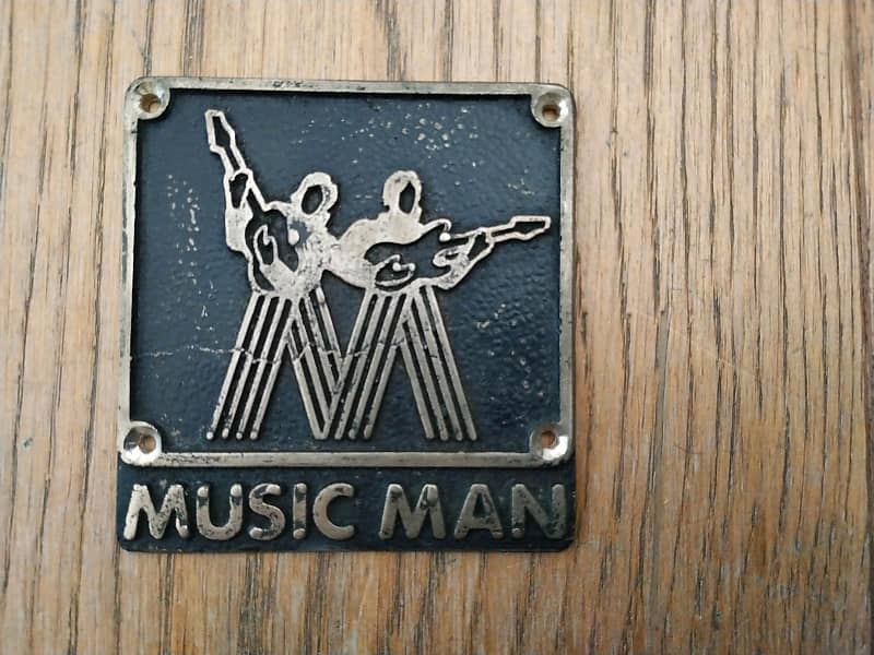 Music Man Vintage Logo Label Bronze Badge 1970s Ca. 87 x | Reverb