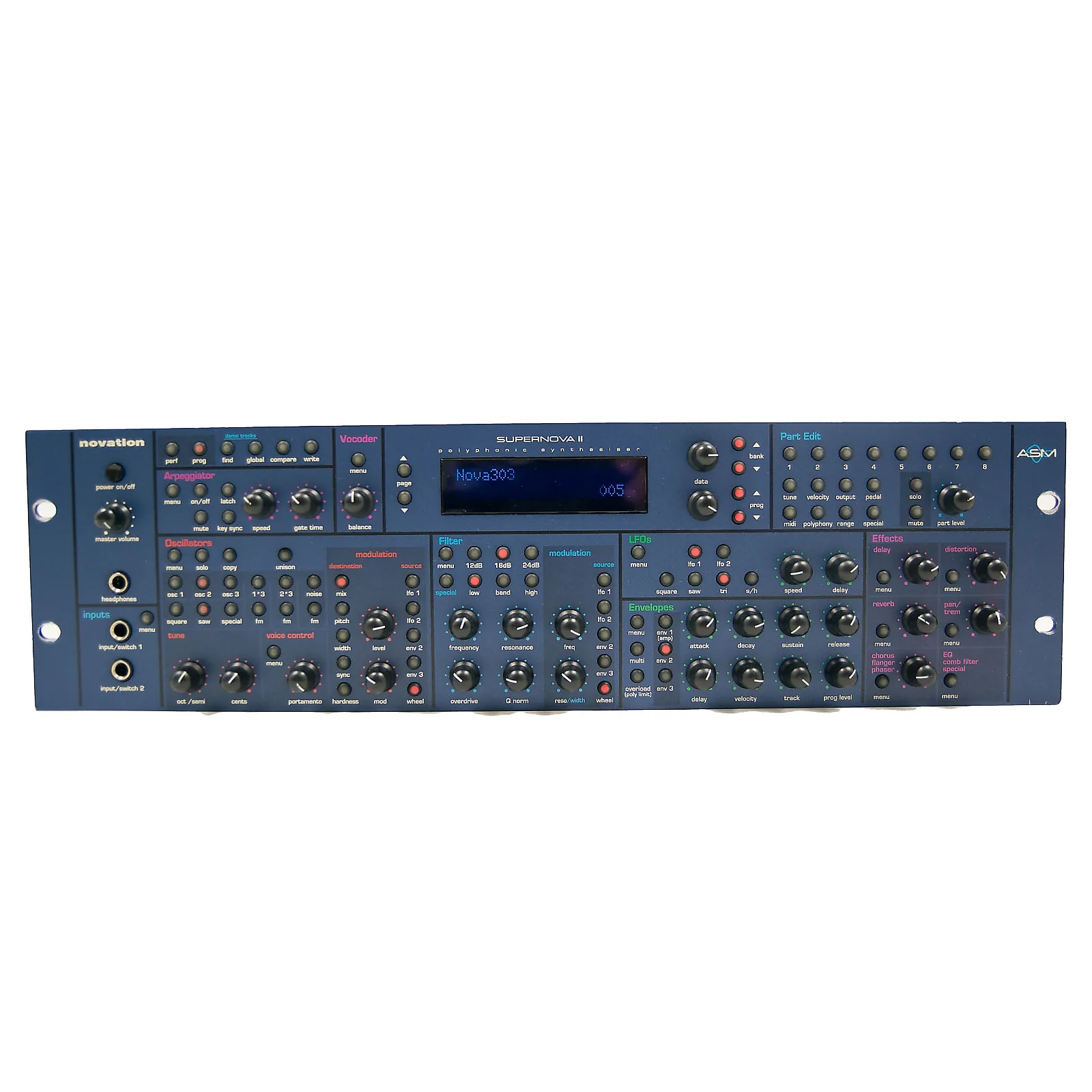 Novation Supernova II 24-Voice Rackmount Virtual Analog | Reverb