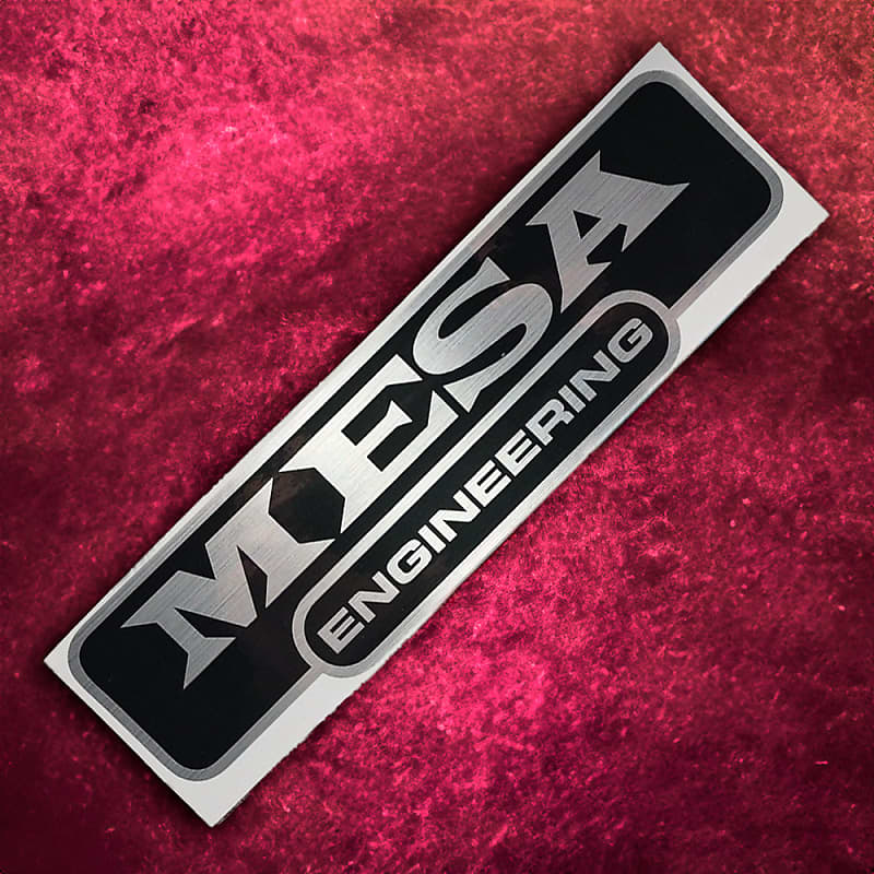 MESA BOOGIE AMPLIFIERS "CHROME EDITION" STICKER INSANELY RARE | Reverb