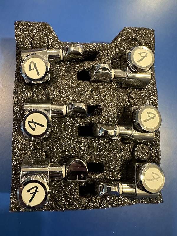 Fender Telecaster Locking Tuning Heads - Chrome | Reverb