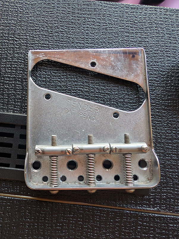 Relic Telecaster Bridge and String Tree | Reverb