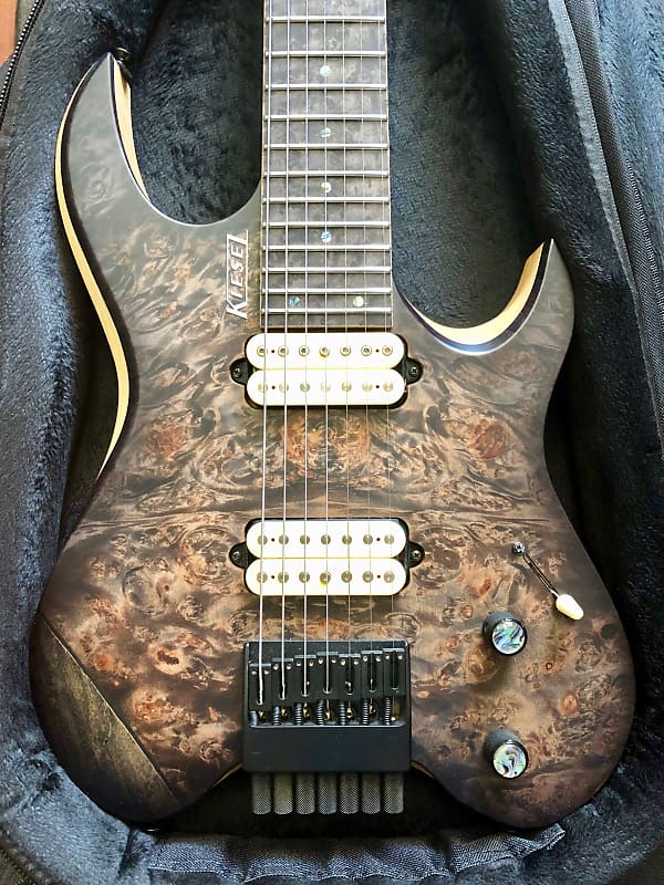 Kiesel Vader V7 7-String Kiesel Edition! 2015 Black Denim | Reverb