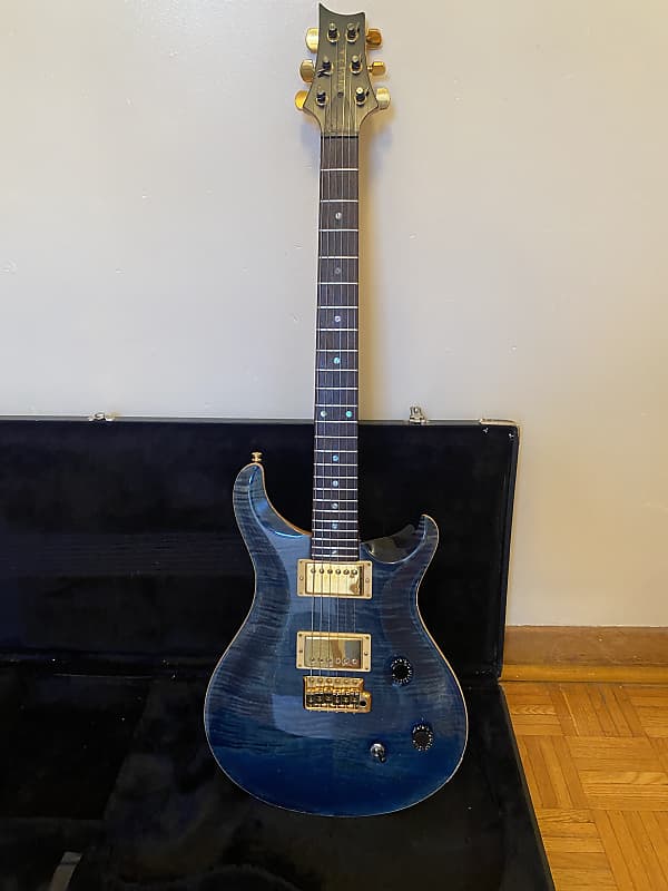 RUSH Alex Lifeson PRS CE24 Peart Drum Blue Guitar | Reverb Canada