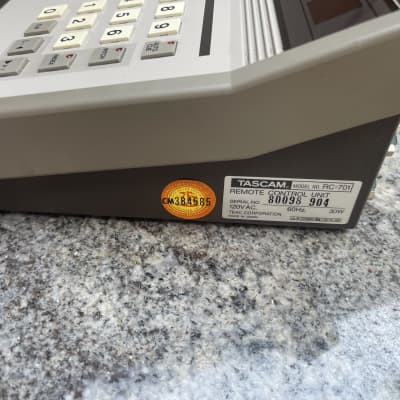 1989 TASCAM RC-701 - Remote CD Controller | Reverb