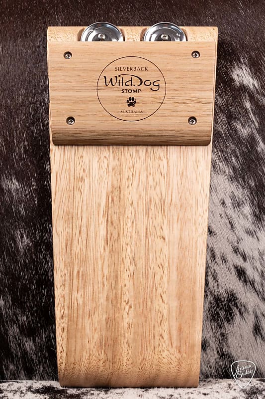 Wild Dog Silverback Stomp Box with Tambourine Jingles - | Reverb
