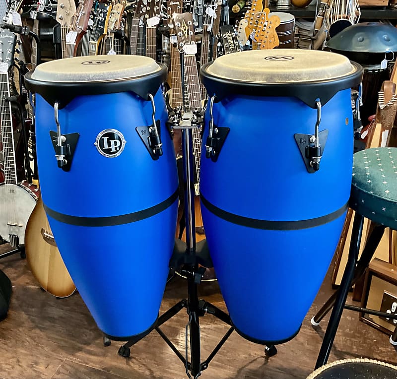 LP Discovery 10" and 11" Conga Set w/ Double Conga Stand - | Reverb