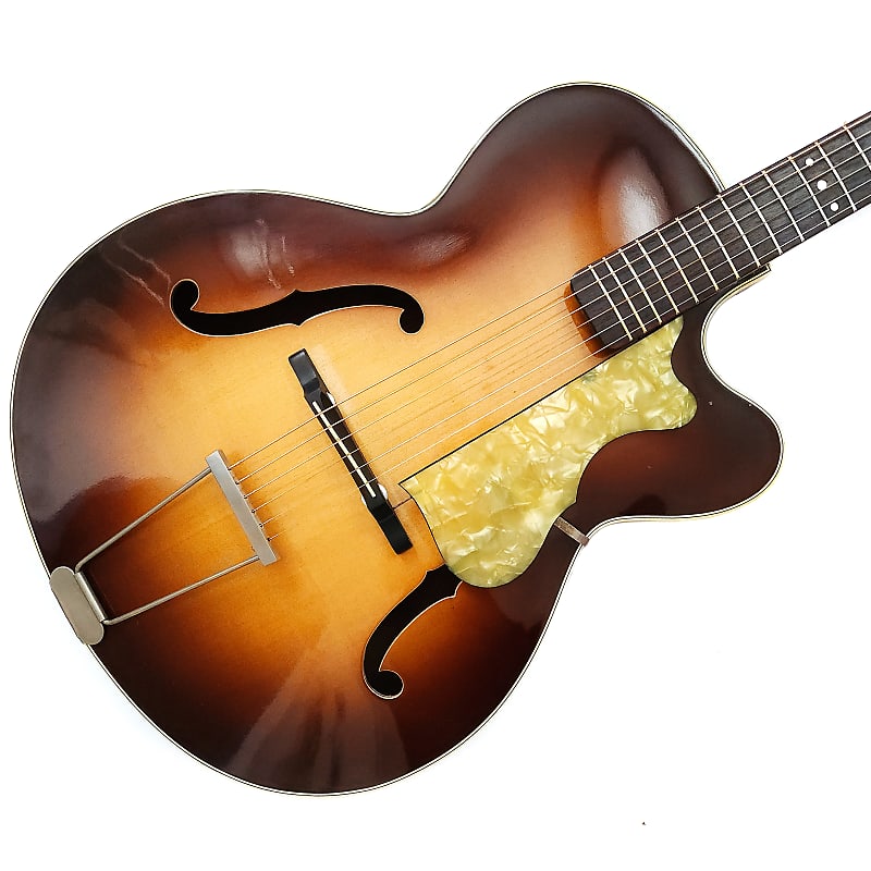 Hofner 450 S archtop Guitar from 1964 in Sunburst (Restored, | Reverb