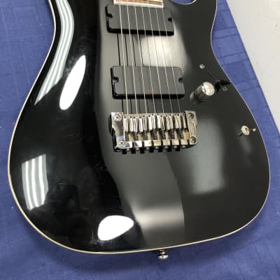 Ibanez RGA7 Black 7 String Electric Guitar with Active | Reverb