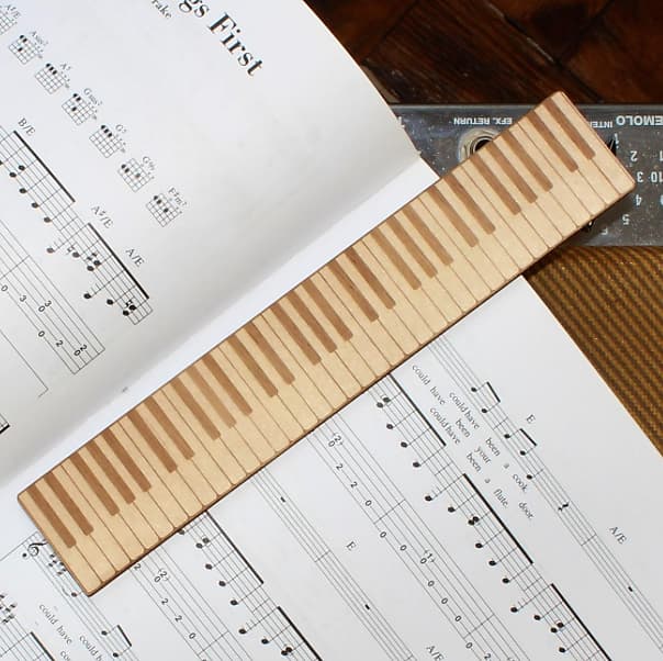 Timber Tones Keyboard Birch Plywood Bookmark | Reverb