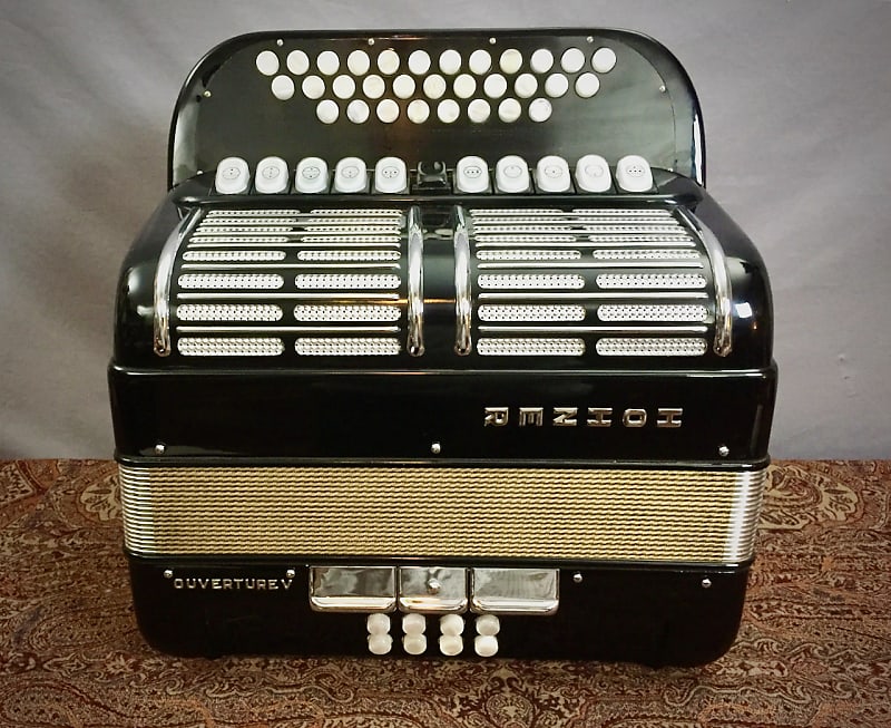Hohner Club Ouverture V - LMMMH Accordion CF Black | Reverb