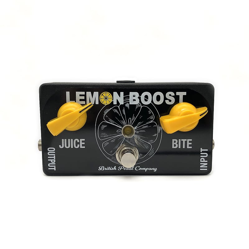 British Pedal Company Lemon Boost 2024 - Black THE JOHN | Reverb