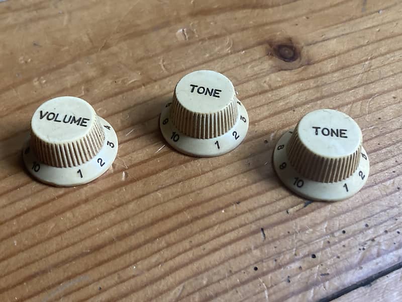 Original Tokai Springy Sound Stratocaster Guitar Knobs Japan | Reverb