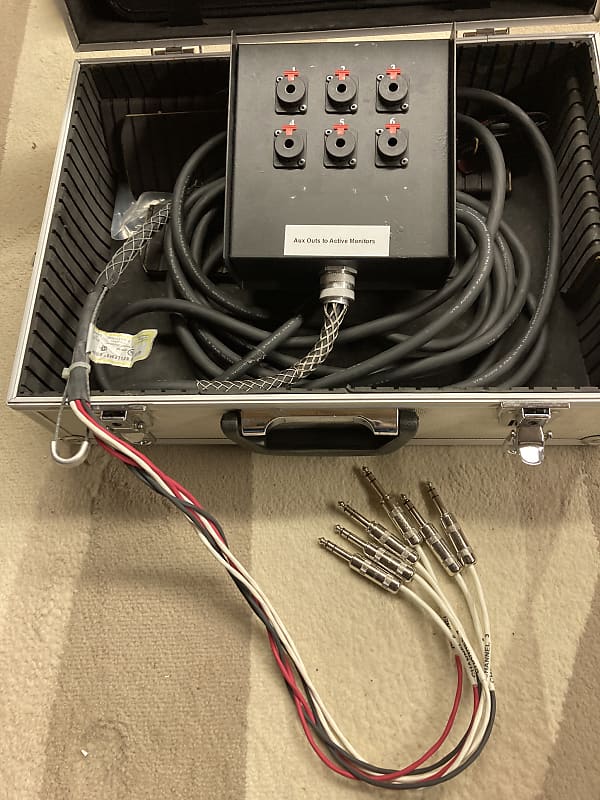 25 ft. 6 channel monitor snake with phono plugs | Reverb