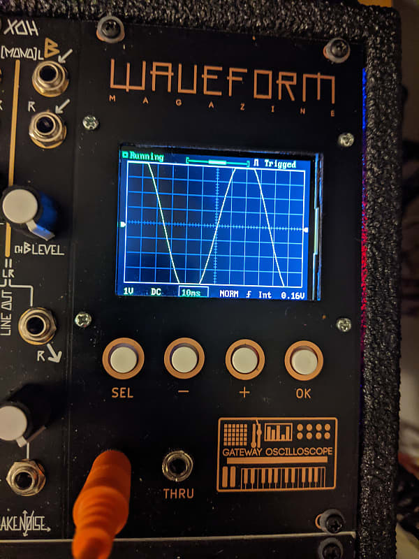 Waveform Gateway Oscilloscope Eurorack Module Reverb