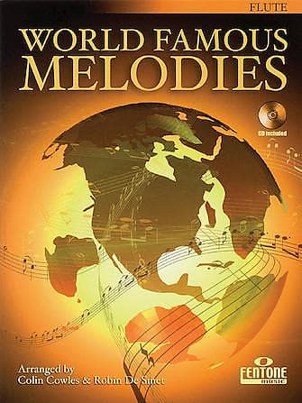 World Famous Melodies Flute Play Along Book Cd Pack | Reverb