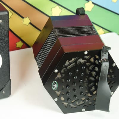 Used McNeela Wren 30 button Concertina, Hardcase | Reverb