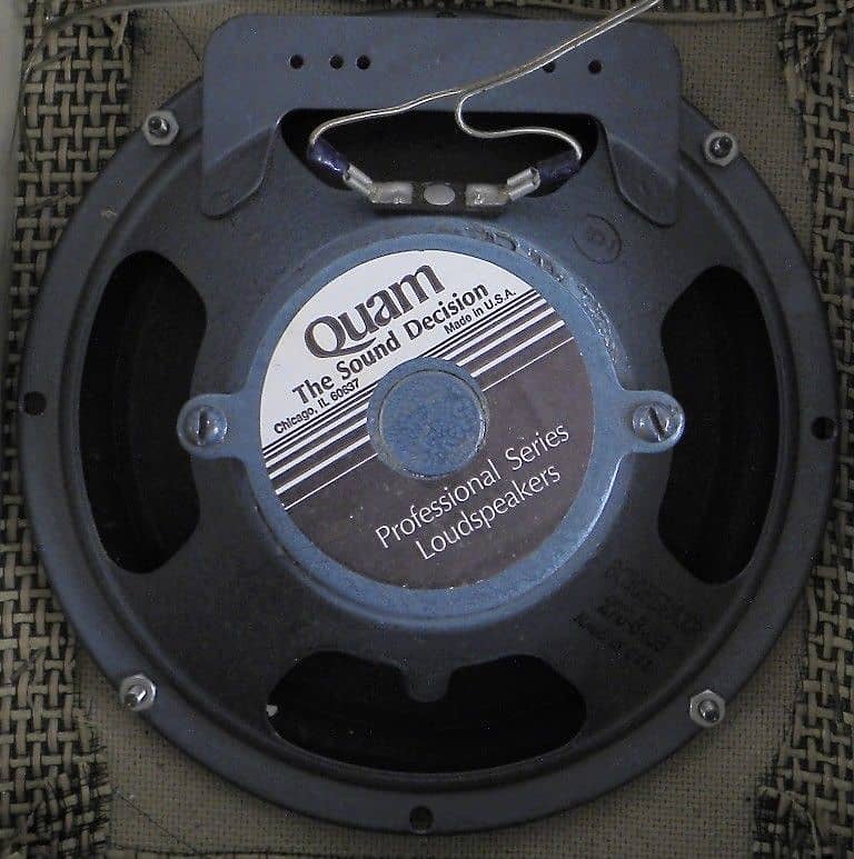 Vintage Tone Speaker Quam 7-8" 8 ohms converted wall mount | Reverb