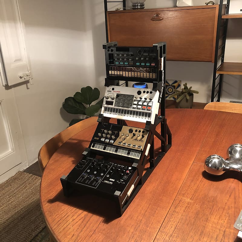 4 Modules stand Korg Volca Series 2020 Black | Reverb