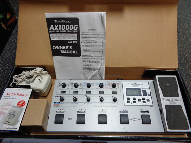 Korg Toneworks AX1000G Modeling Signal Processor guitar multi | Reverb