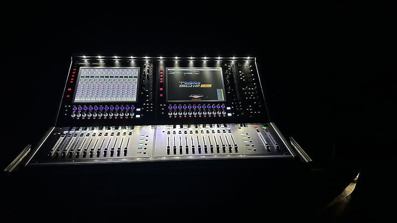 Digico SD12 96 input Digital mixing console with OPTOCOM HMA | Reverb