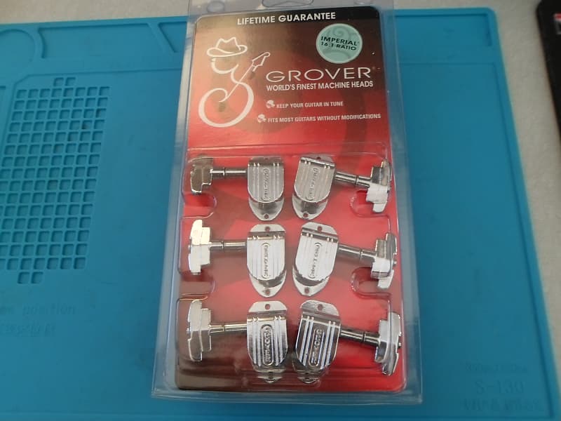 Grover imperial chrome tuning heads 3 and 3 | Reverb