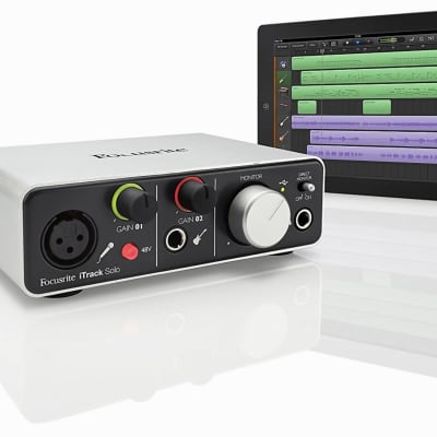 Focusrite iTrack Solo Lightning Connector Audio Interface | Reverb