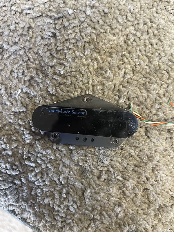 Lace sensor Blue Tele bridge 1990s Black | Reverb