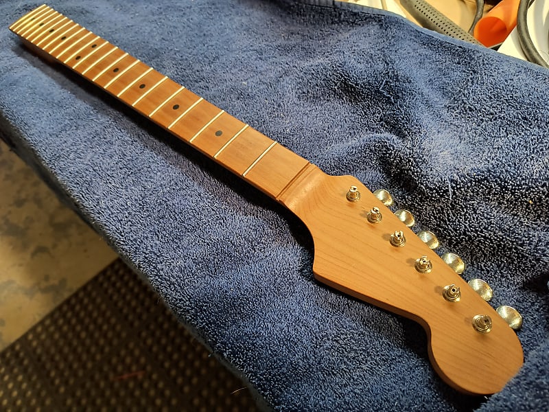 Warmoth Roasted Maple Conversion Neck | Reverb
