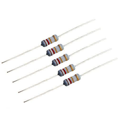 1 Watt Metal Oxide Power Resistor, 12K Ohm - Pkg. of 5 | Reverb